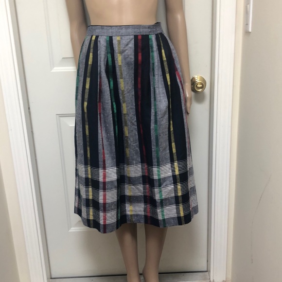 Koret | Skirts | Vintage 8s Fun Multi Colored Striped Koret Skirt ...